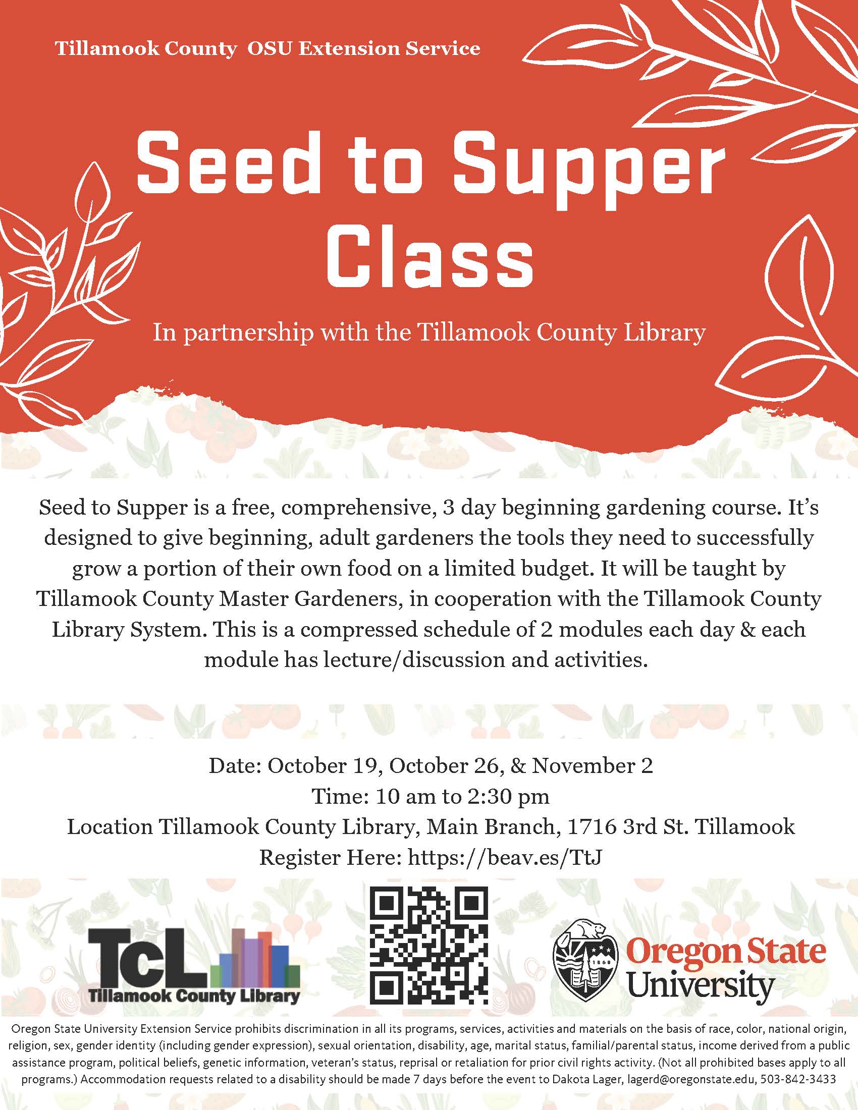 Seed to Supper (2) | Tillamook County Master Gardener Association